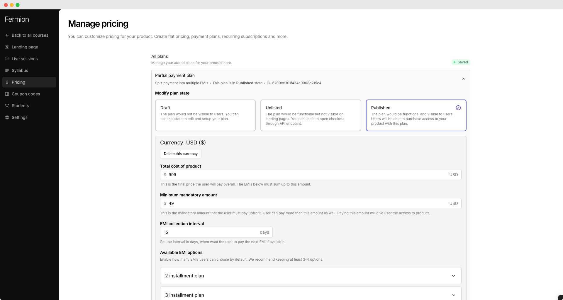 Fermion - AI-Ready Cloud for Ed-Tech